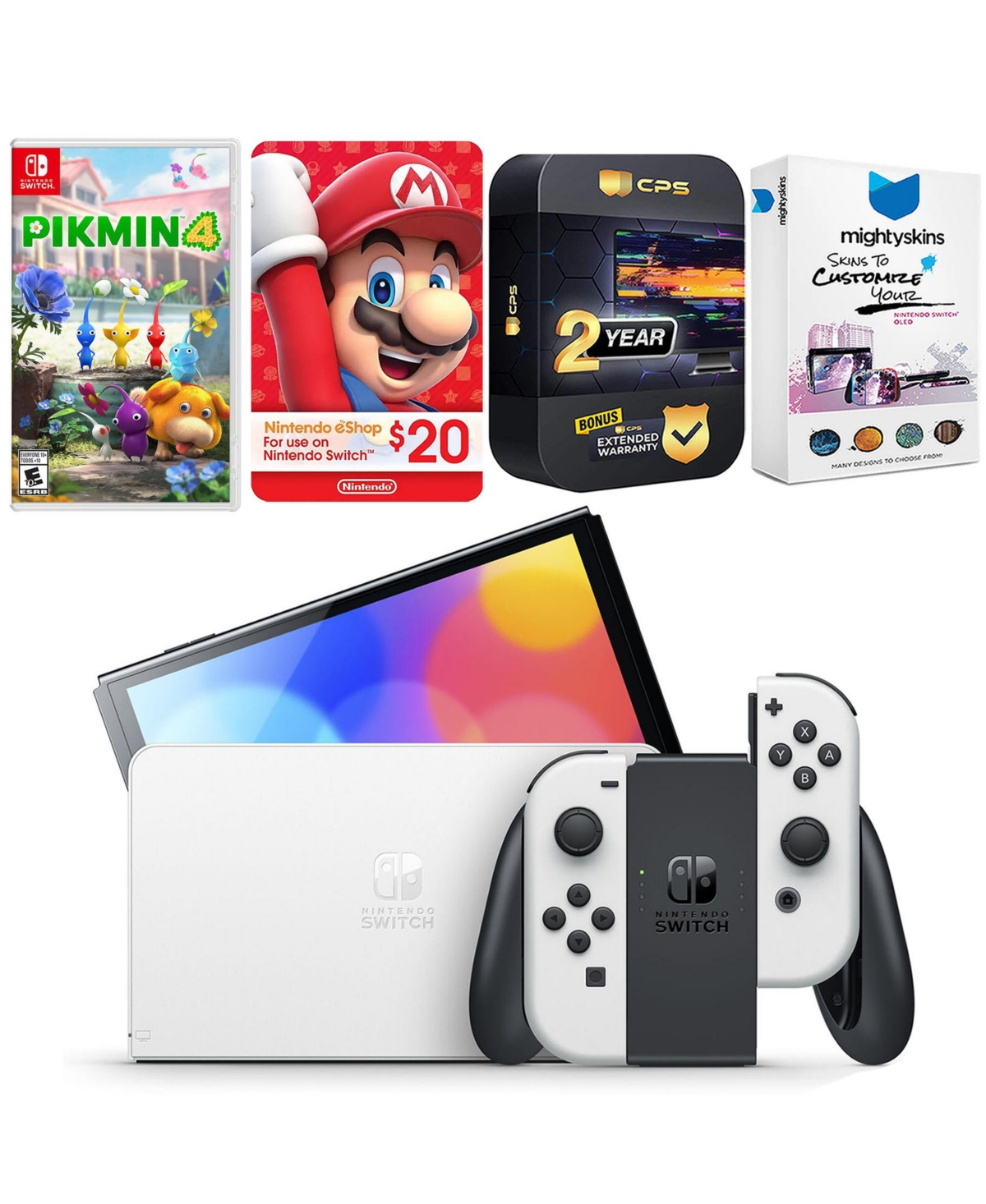 Click here for Nintendo Switch White Oled Console with Pikmin 4... prices