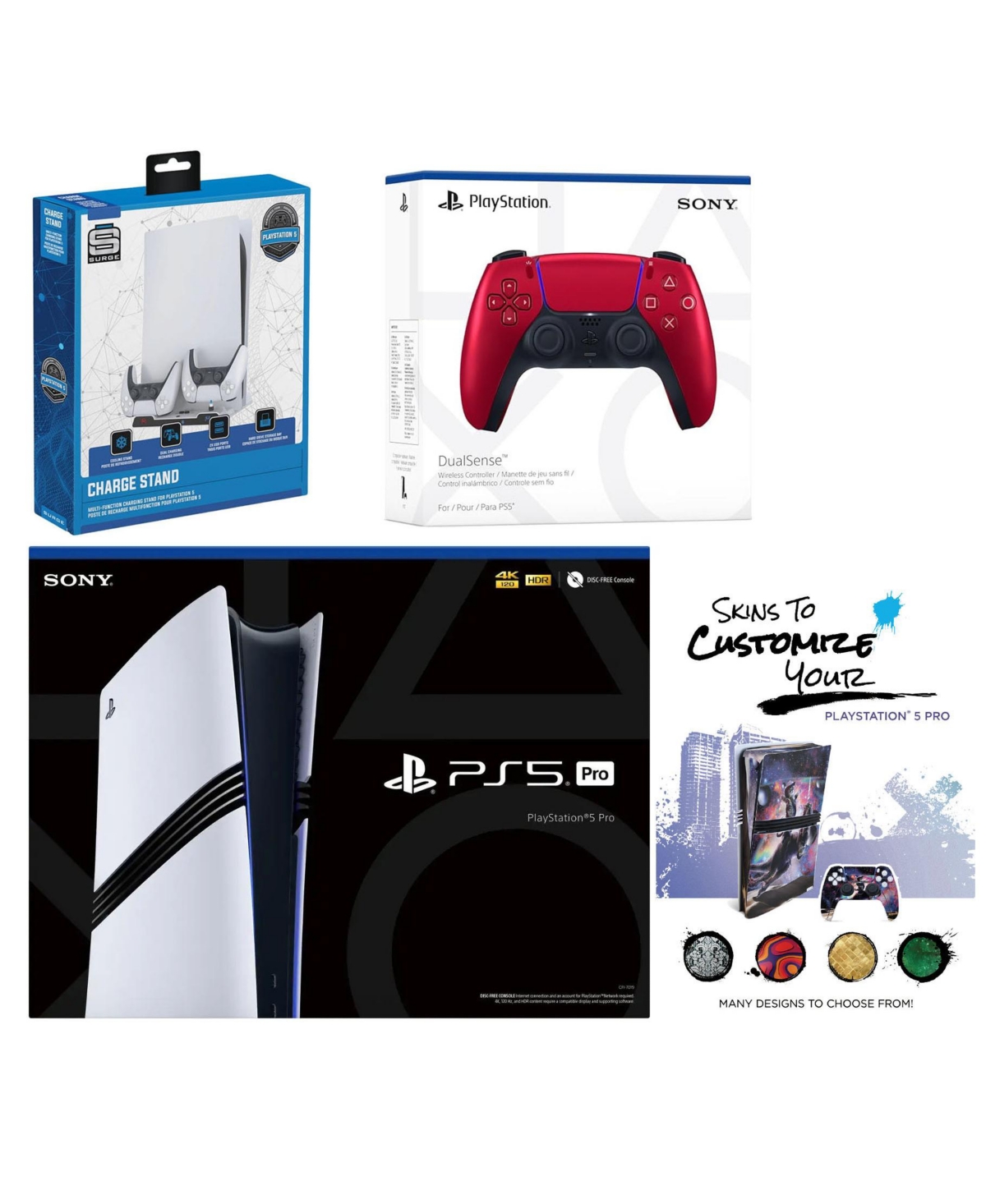 Click here for Sony PlayStation 5 Pro with Extra Cosmic Red Contr... prices