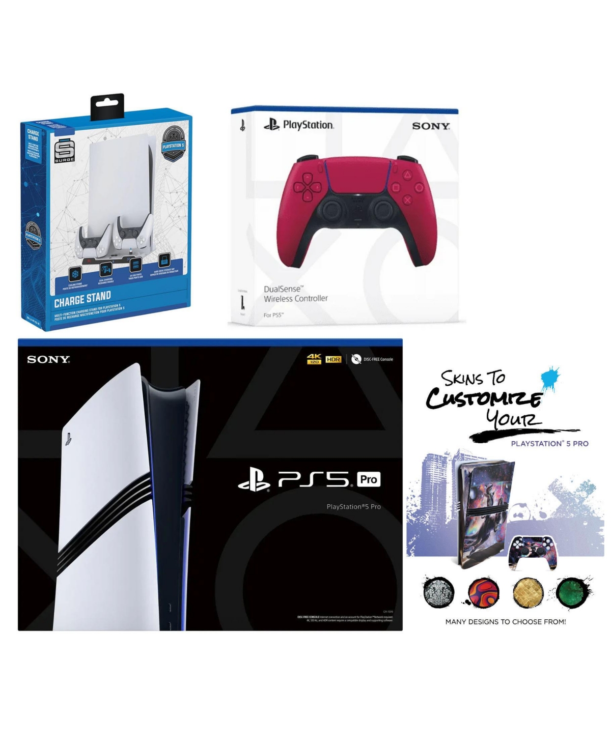 Click here for Sony PlayStation 5 Pro with Extra Cosmic Red Contr... prices