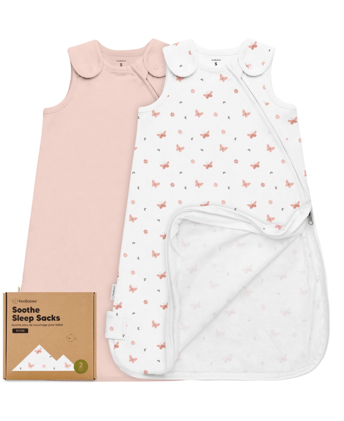 Click here for KeaBabies 2-Pack Sleep Sacks for Babies  Soothe Sl... prices