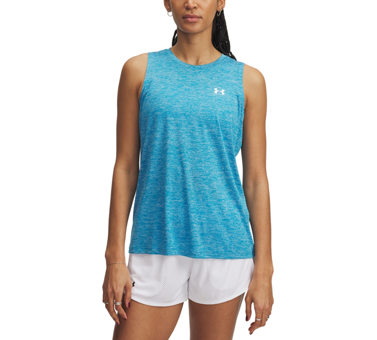Click here for Under Armour Womens Tech Twist Tank - Ether Blue prices