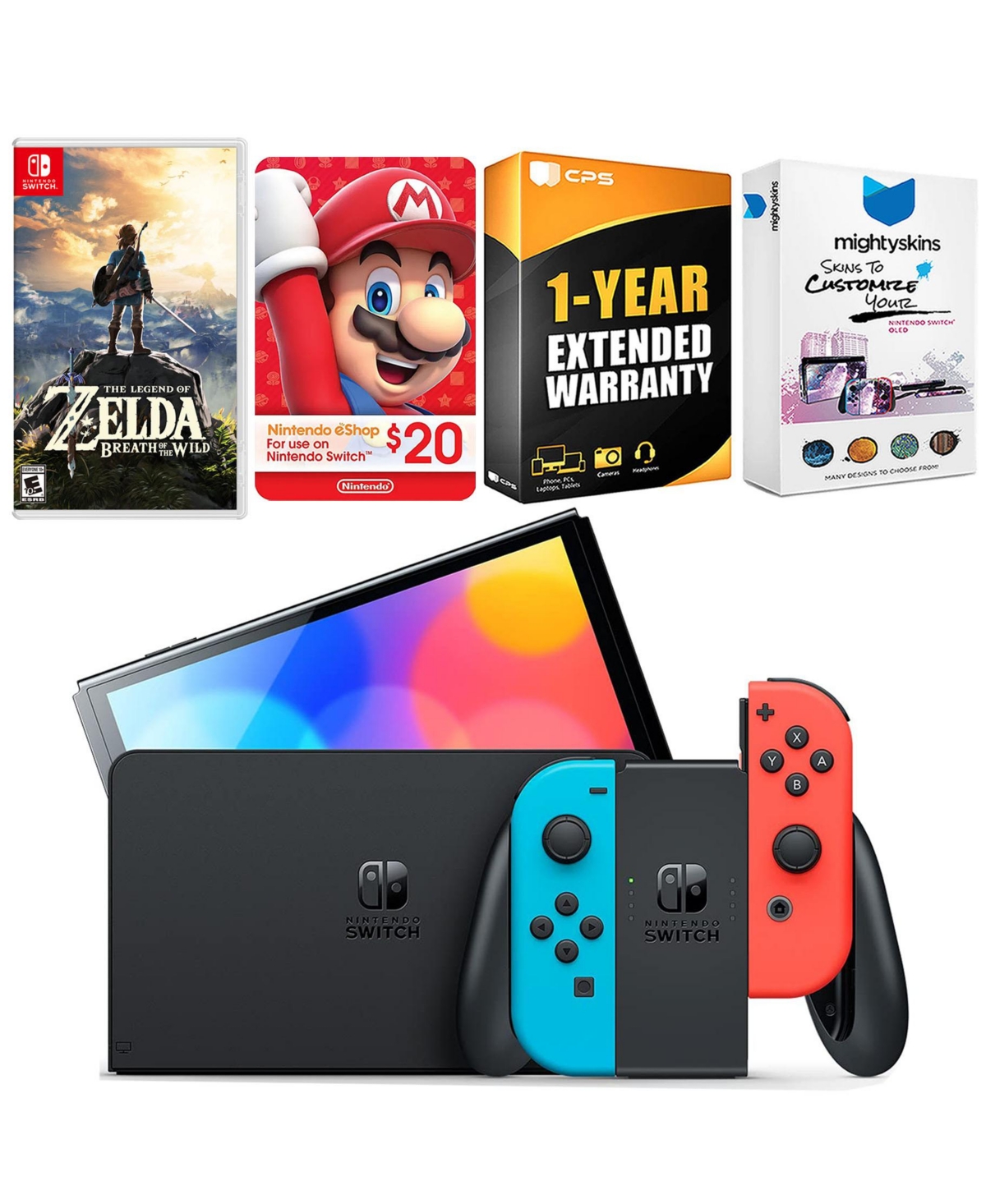 Click here for Nintendo Switch Neon Red & Blue Oled Console with... prices