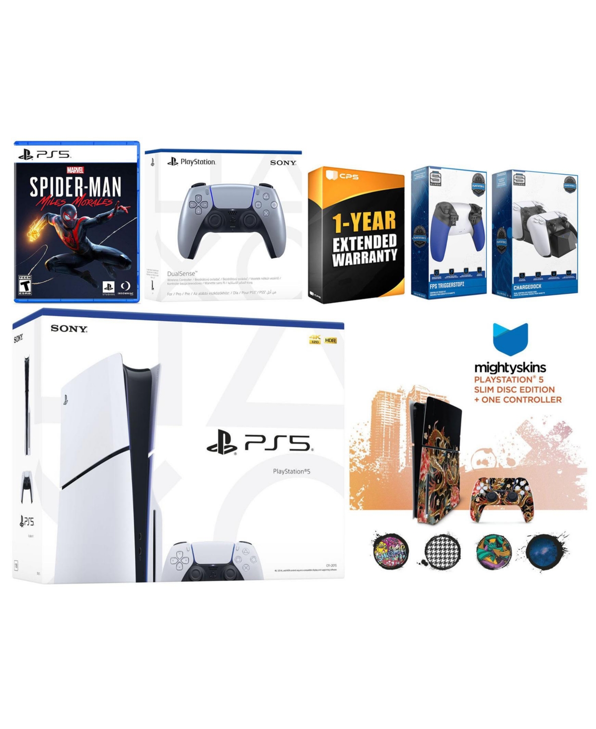 Click here for Sony Playstation 5 Slim Disc with Spider-Man: Mile... prices