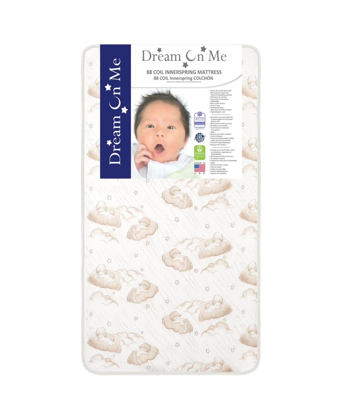 Click here for Dream On Me Twilight 5 88 Coil Inner Spring Crib A... prices