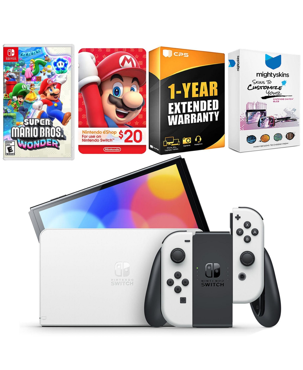 Click here for Nintendo Switch White Oled Console with Super Mari... prices