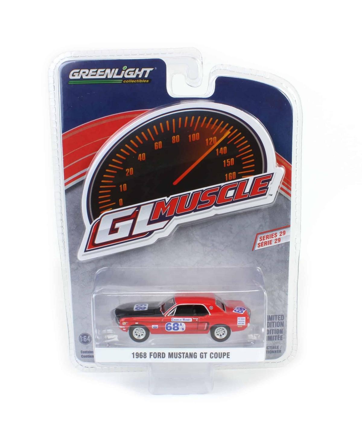 Click here for 1/64 1968 Mustang Gt Coupe  #68 Charlie Henry Race... prices