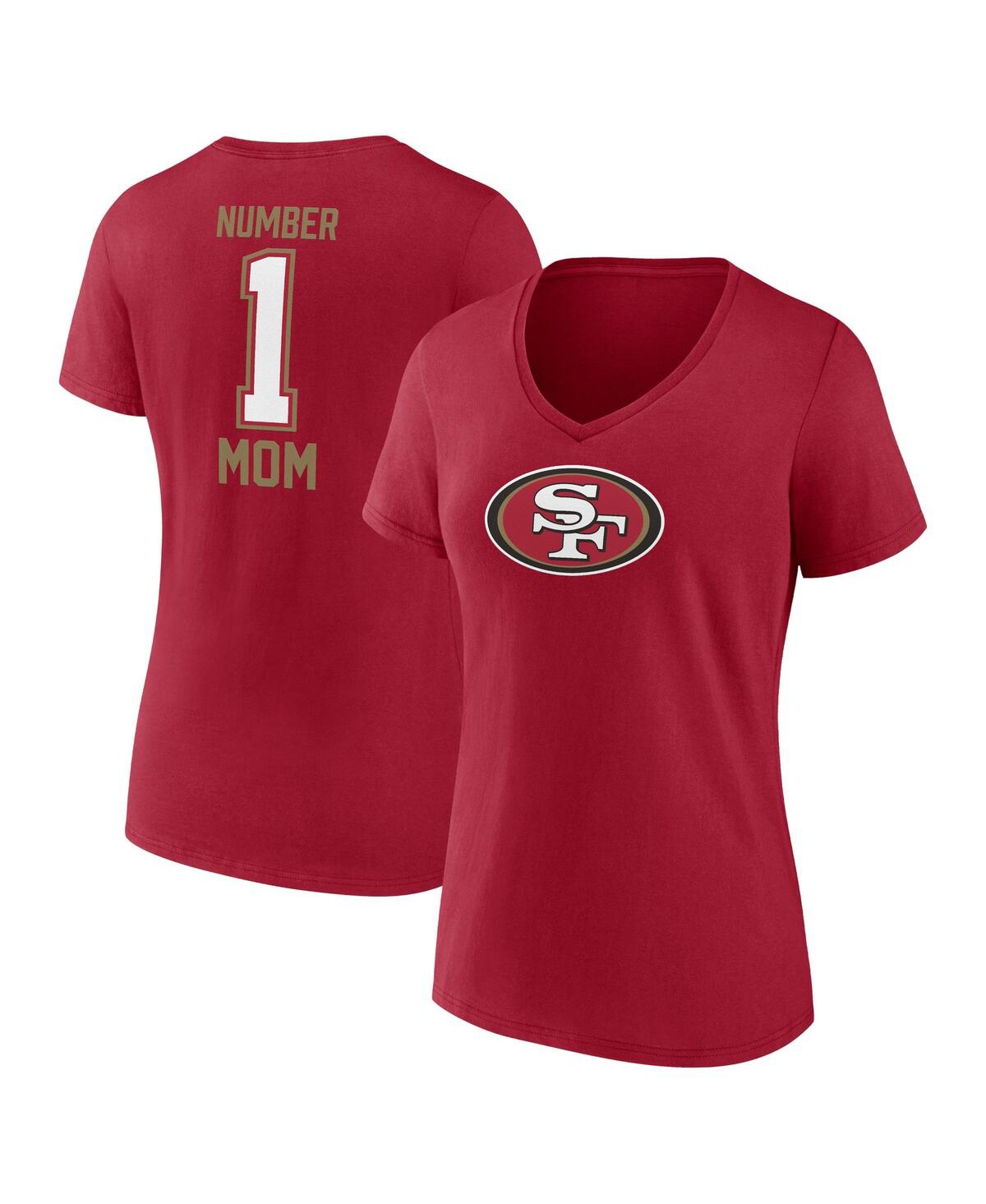 Click here for Fanatics Womens Scarlet San Francisco 49ers Plus S... prices