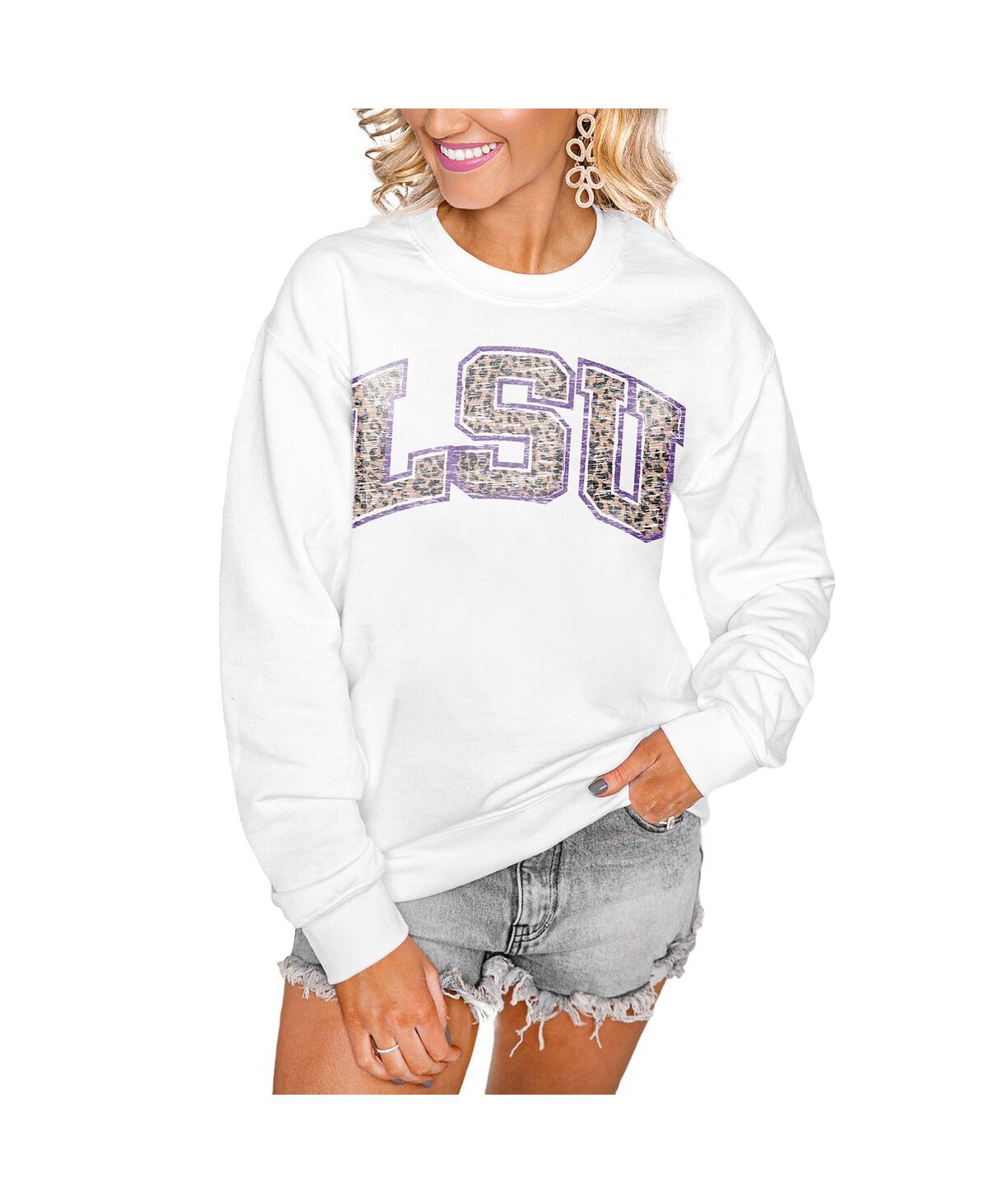 Click here for Gameday Couture Womens White Lsu Tigers Distressed... prices
