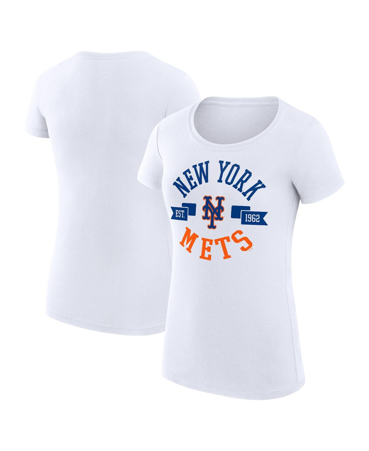 Click here for G-iii 4Her by Carl Banks Womens White New York Met... prices