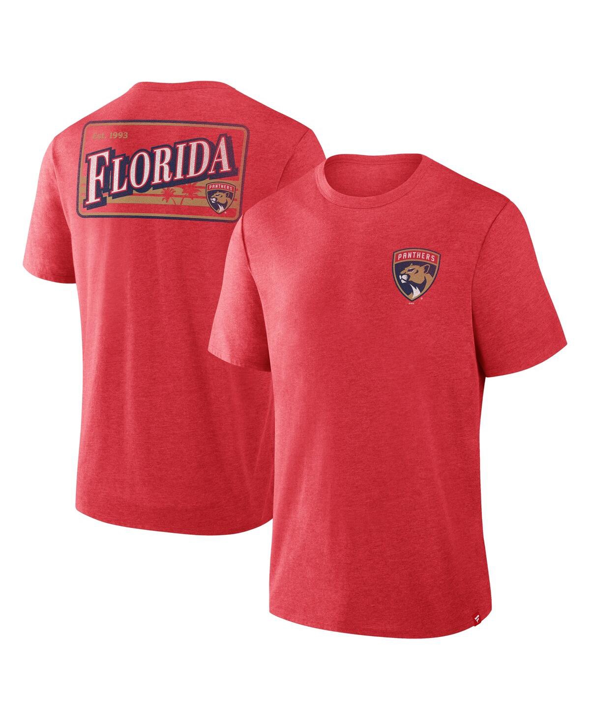 Click here for Fanatics Mens Heather Red Florida Panthers Fan Lan... prices