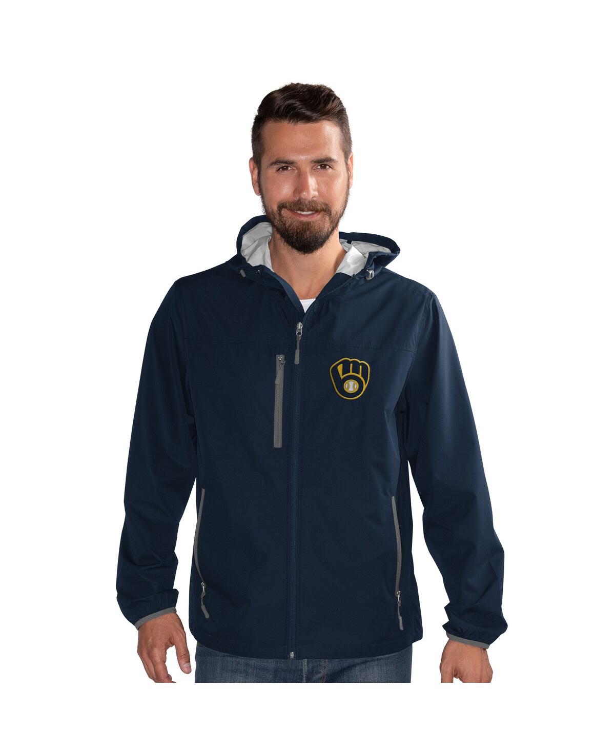 Click here for G-iii Sports by Carl Banks Mens Navy Milwaukee Bre... prices