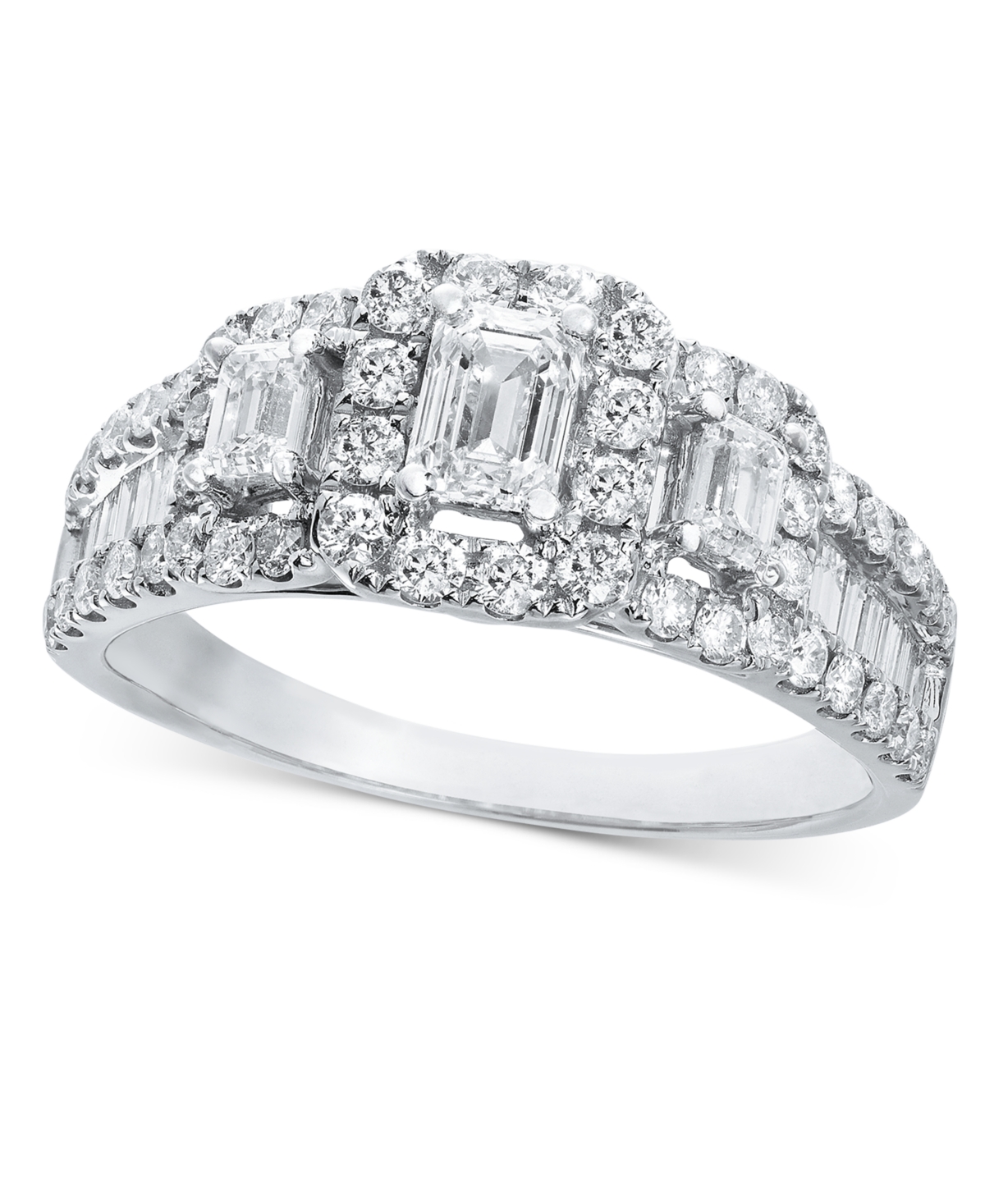Click here for Diamond Engagement Ring (2 ct. t.w.) in 14k White... prices