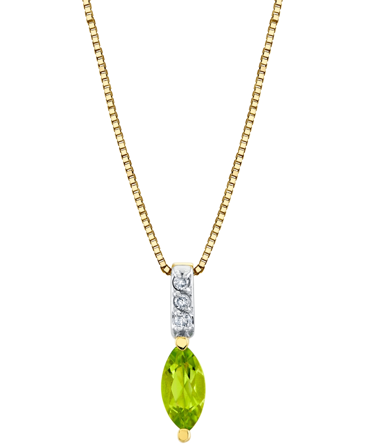 Click here for Macys Peridot (1/2 ct. t.w.) & Diamond Accent 18 P... prices