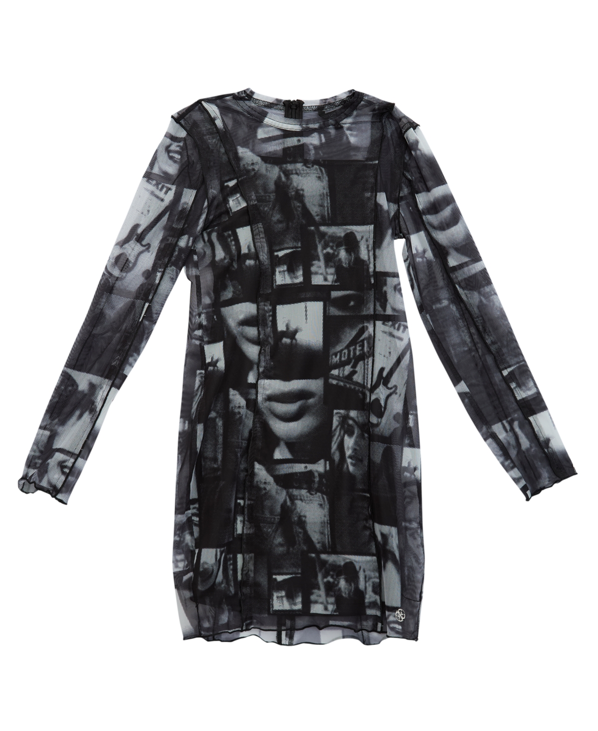 Click here for Guess Big Girls Printed Mesh Long Sleeve Dress wit... prices