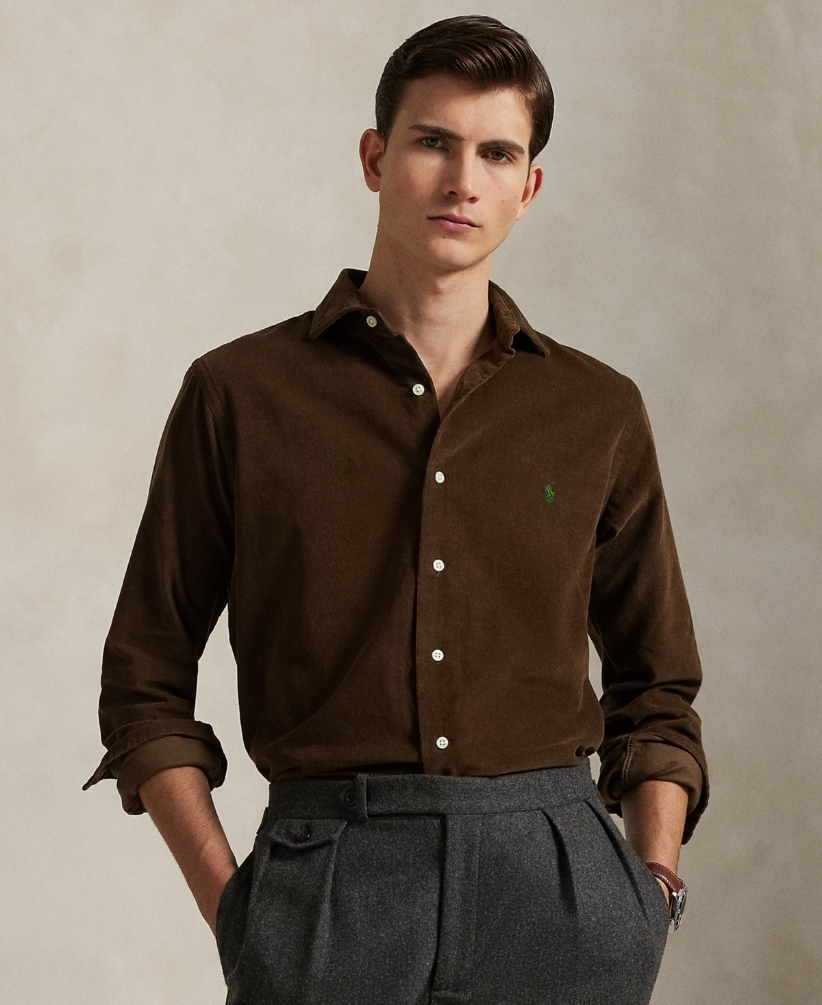 Click here for Polo Ralph Lauren Mens Classic-Fit Corduroy Shirt... prices