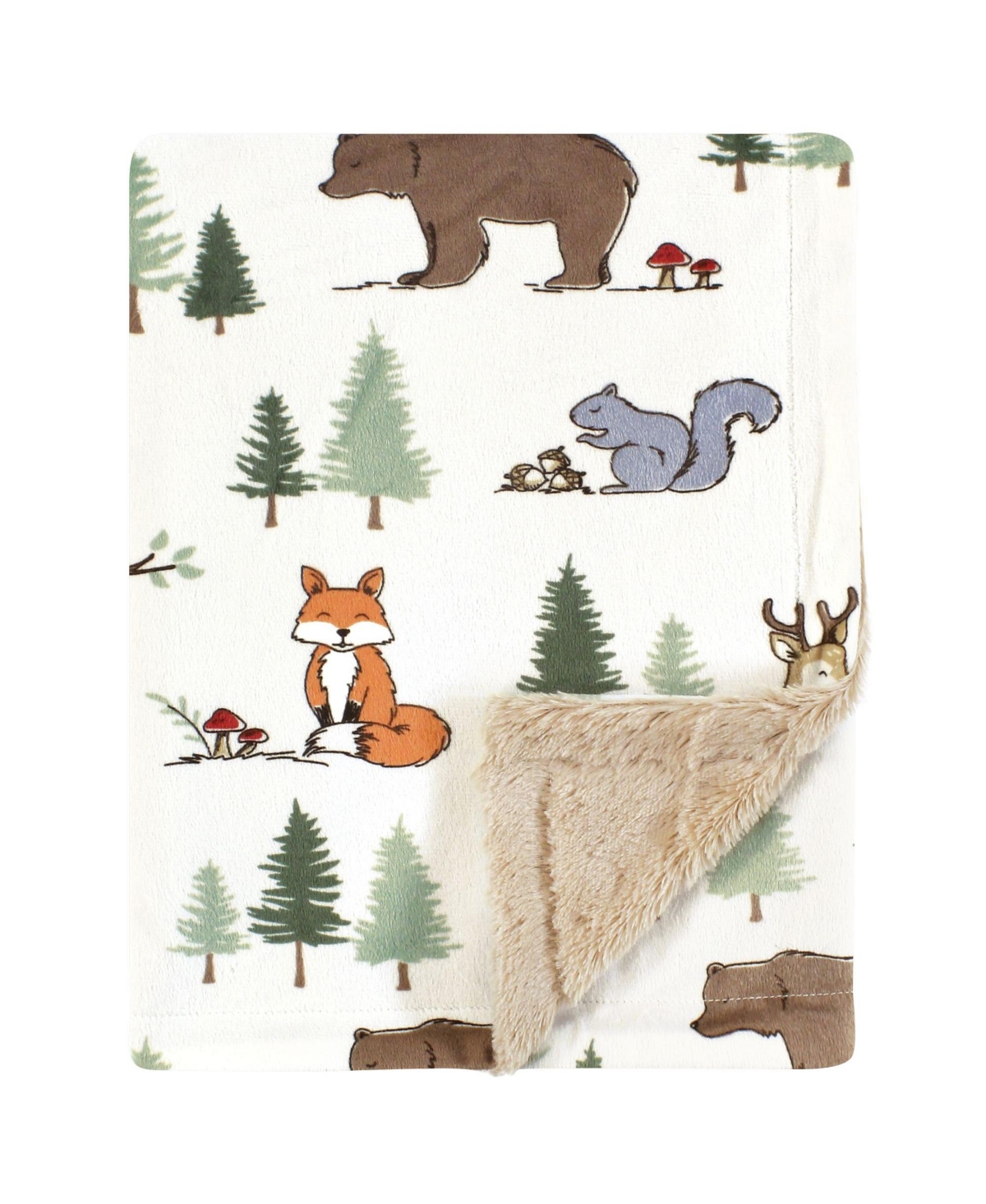 Click here for Hudson Baby Boys Velvety Plush Blanket with Fuzzy... prices