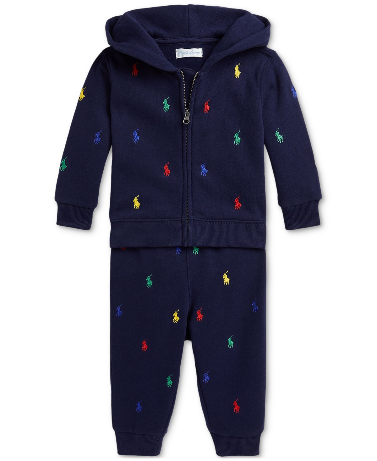 Click here for Polo Ralph Lauren Baby Embroidered Hoodie & Pant S... prices