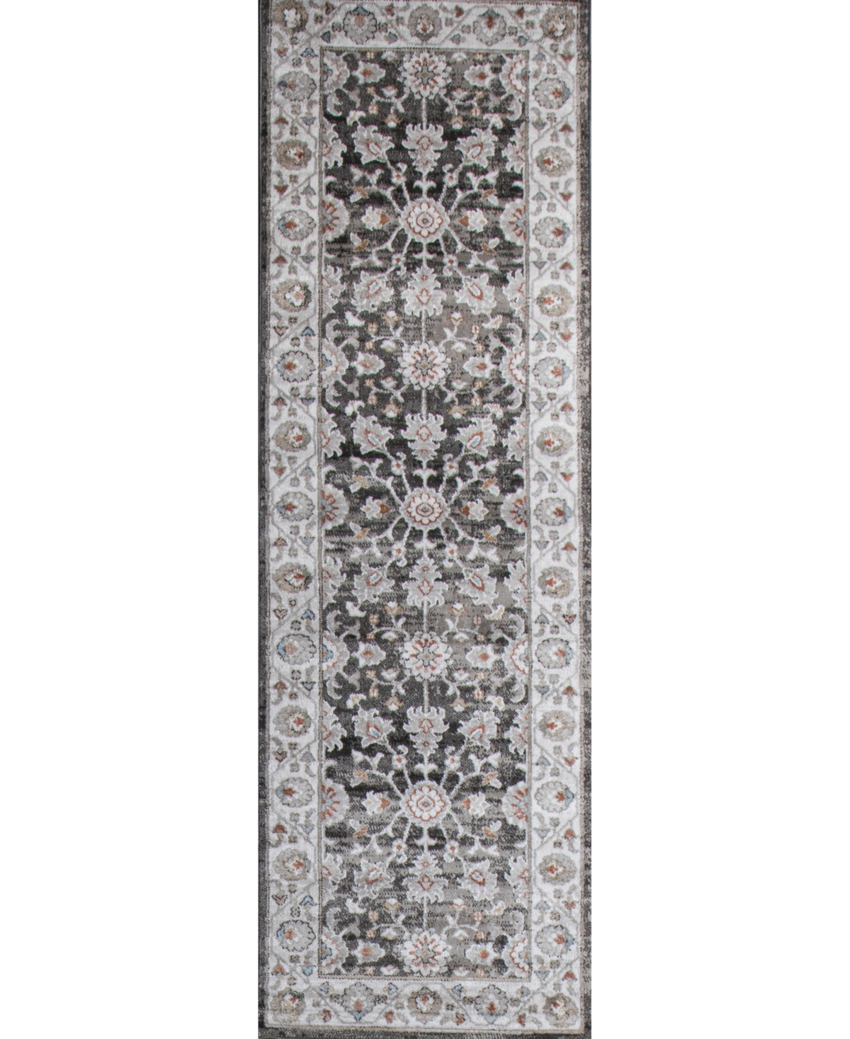 Click here for Bashian Parlin ASH313 26x8 Runner Area Rug - Charc... prices