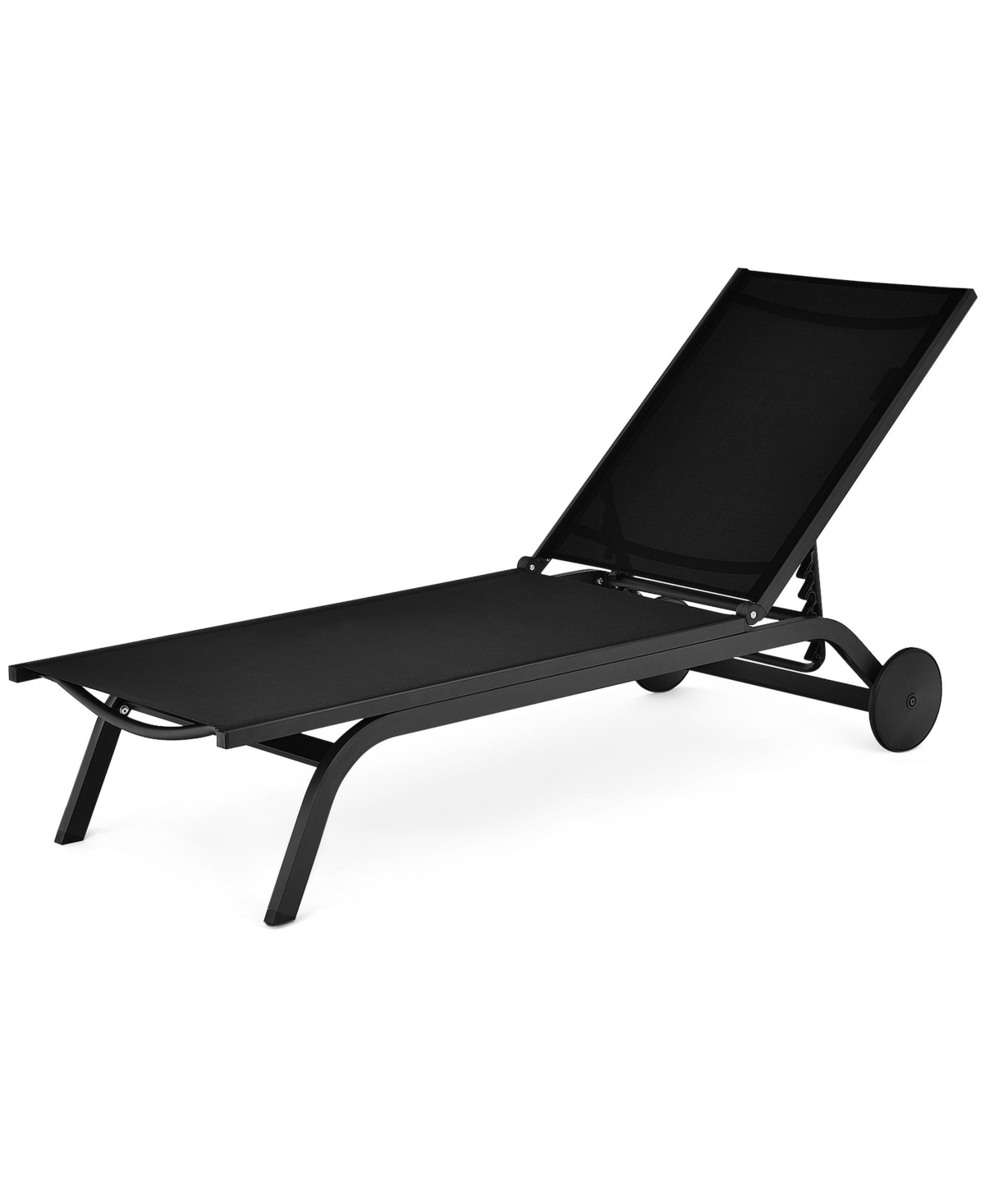 Click here for Gymax Patio Chaise Lounge Sling Armless back Adjus... prices