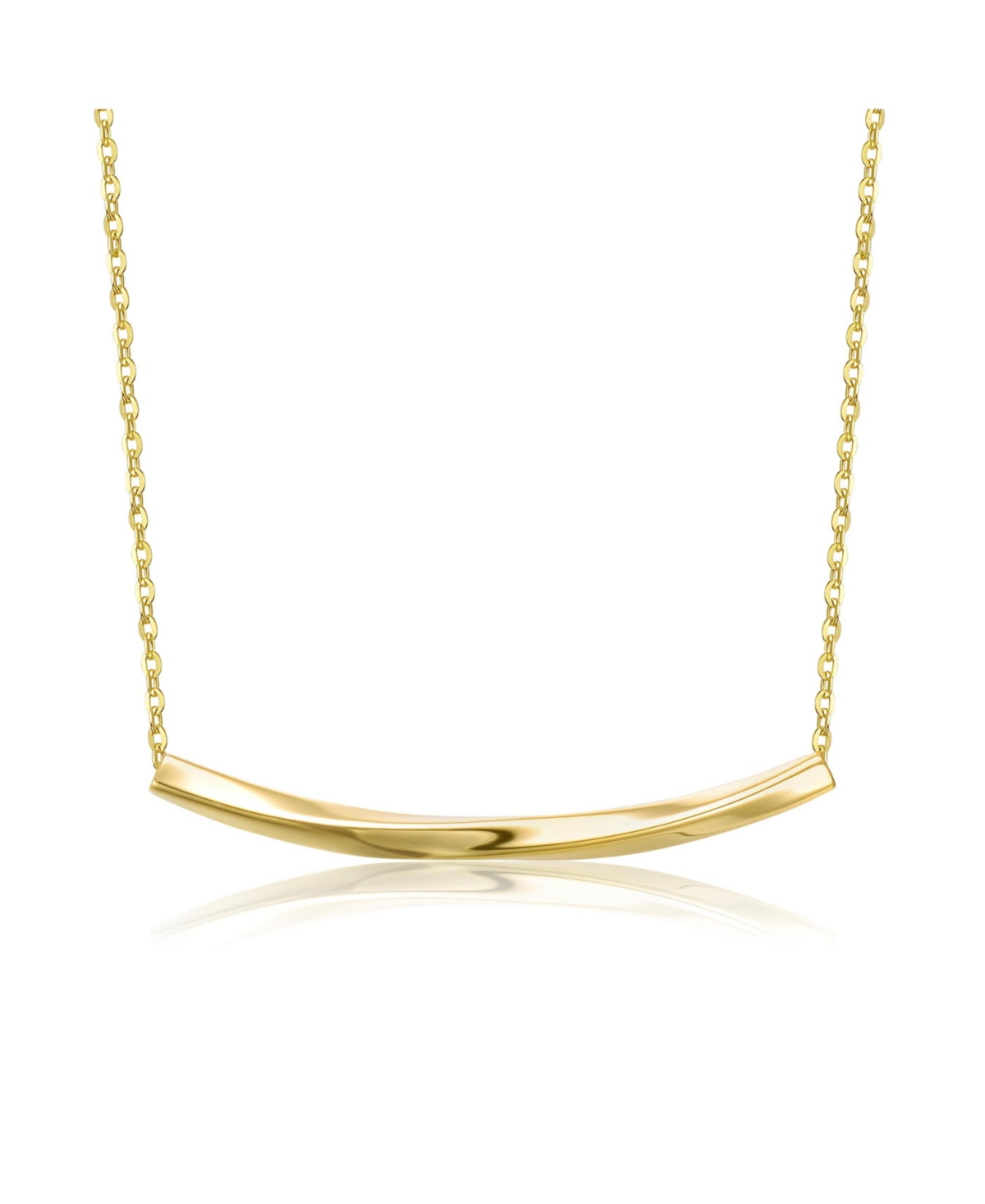 Click here for 14K Gold Plated Sleek Bar Necklace - Gold prices