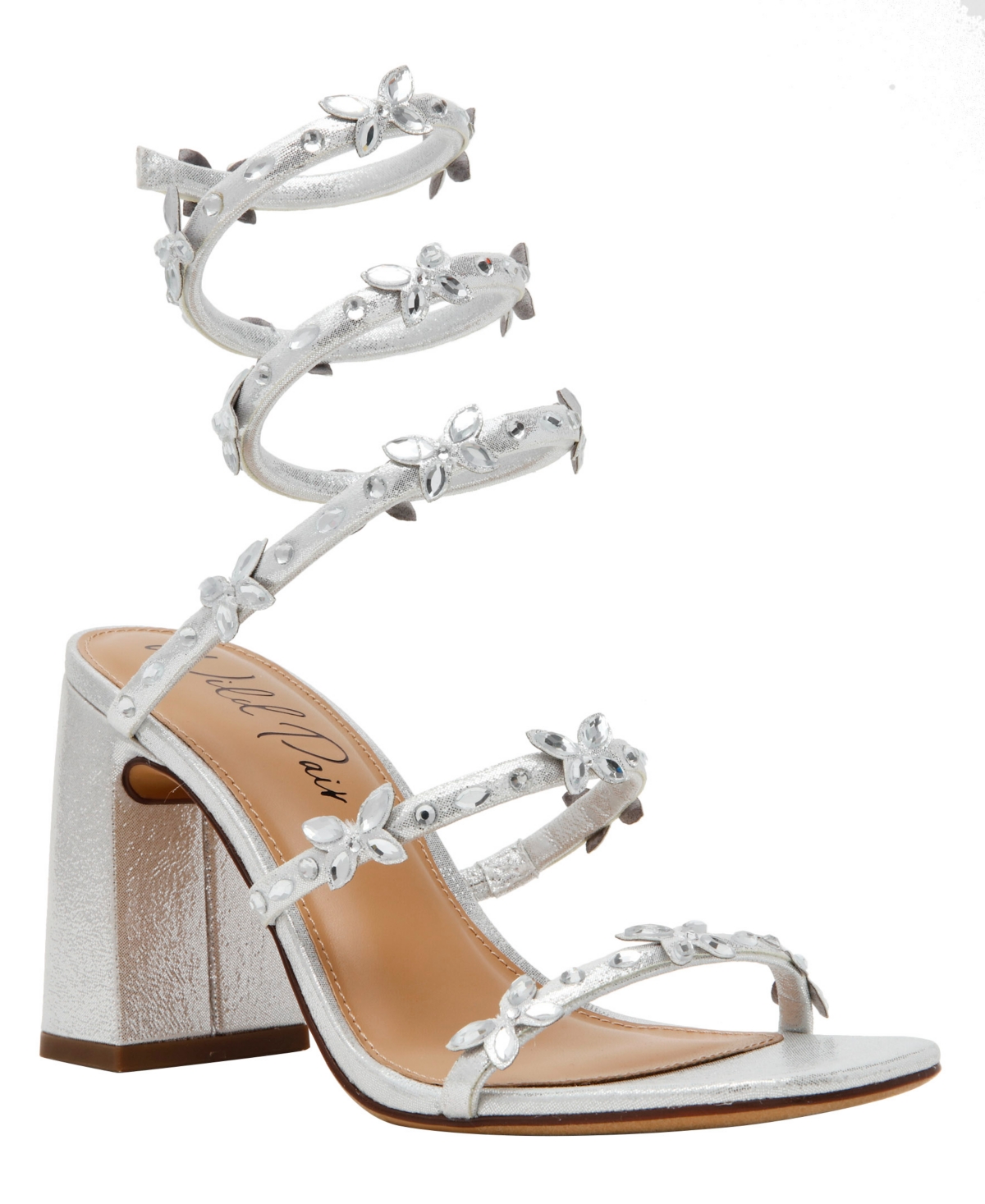 Click here for Wild Pair Womens Strappy Block Heel Evening Sandal... prices