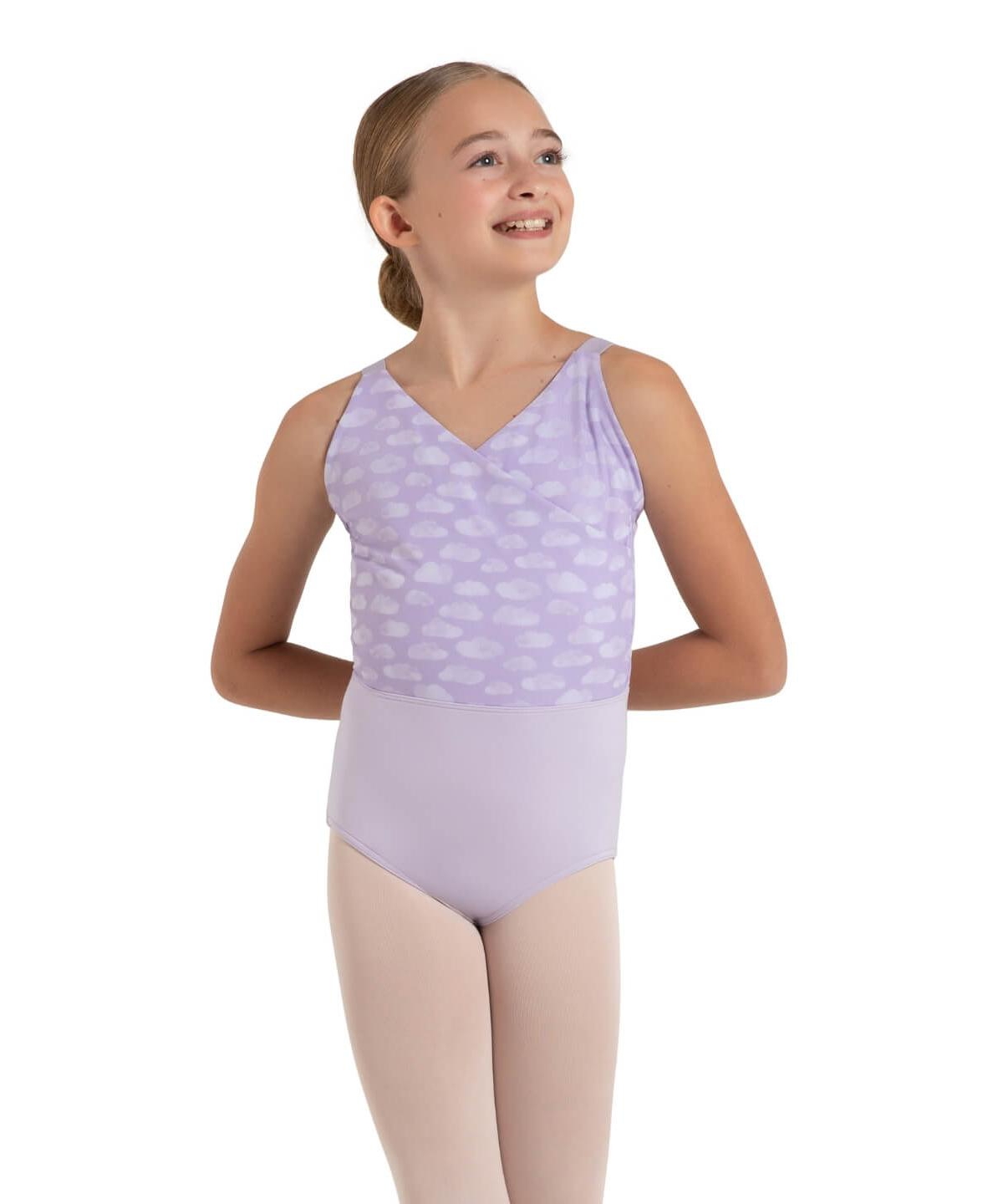 Click here for Capezio Girls Cloud Nine Bliss Leotard - Lavender prices