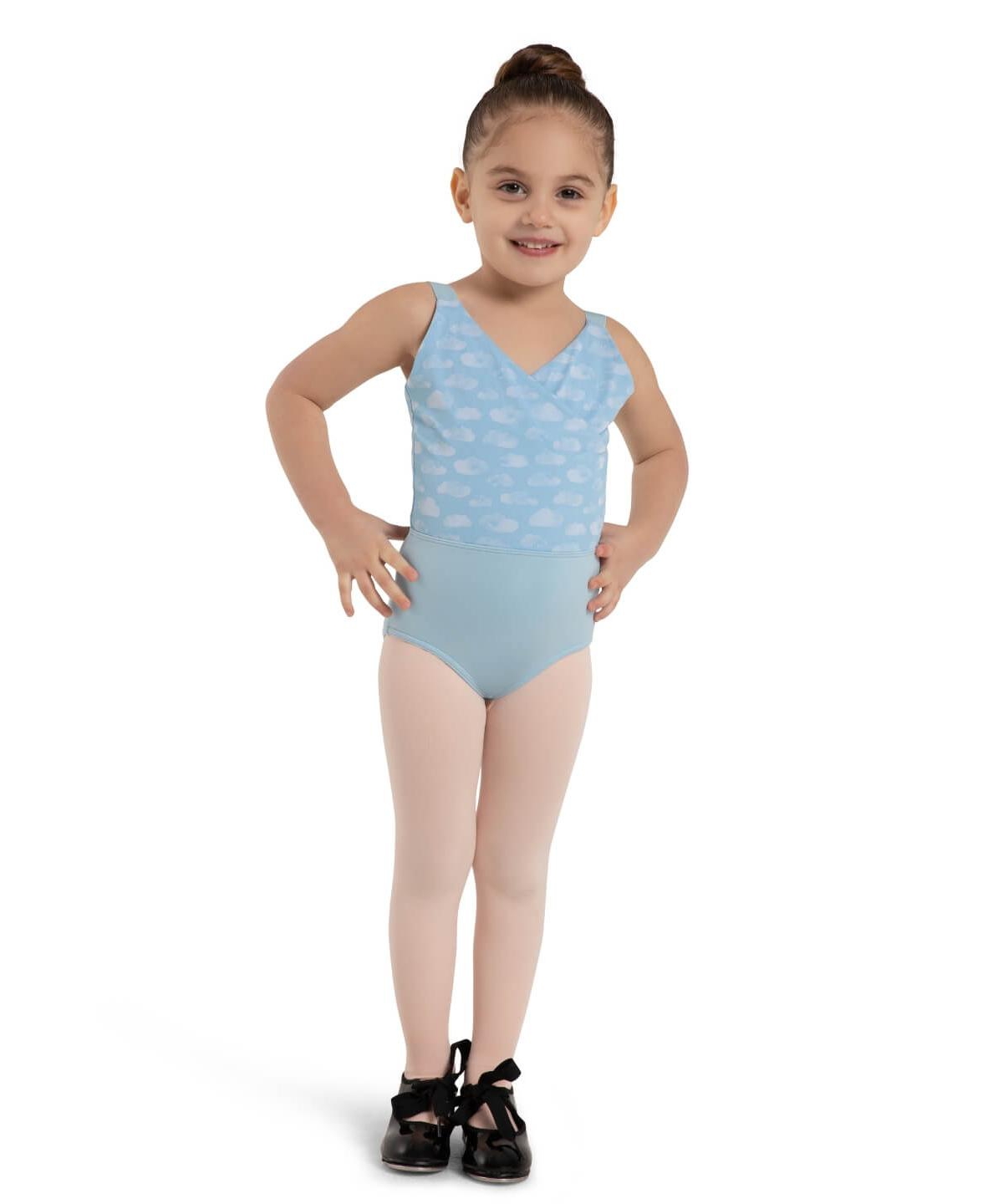Click here for Capezio Girls Cloud Nine Bliss Leotard - Light blu... prices