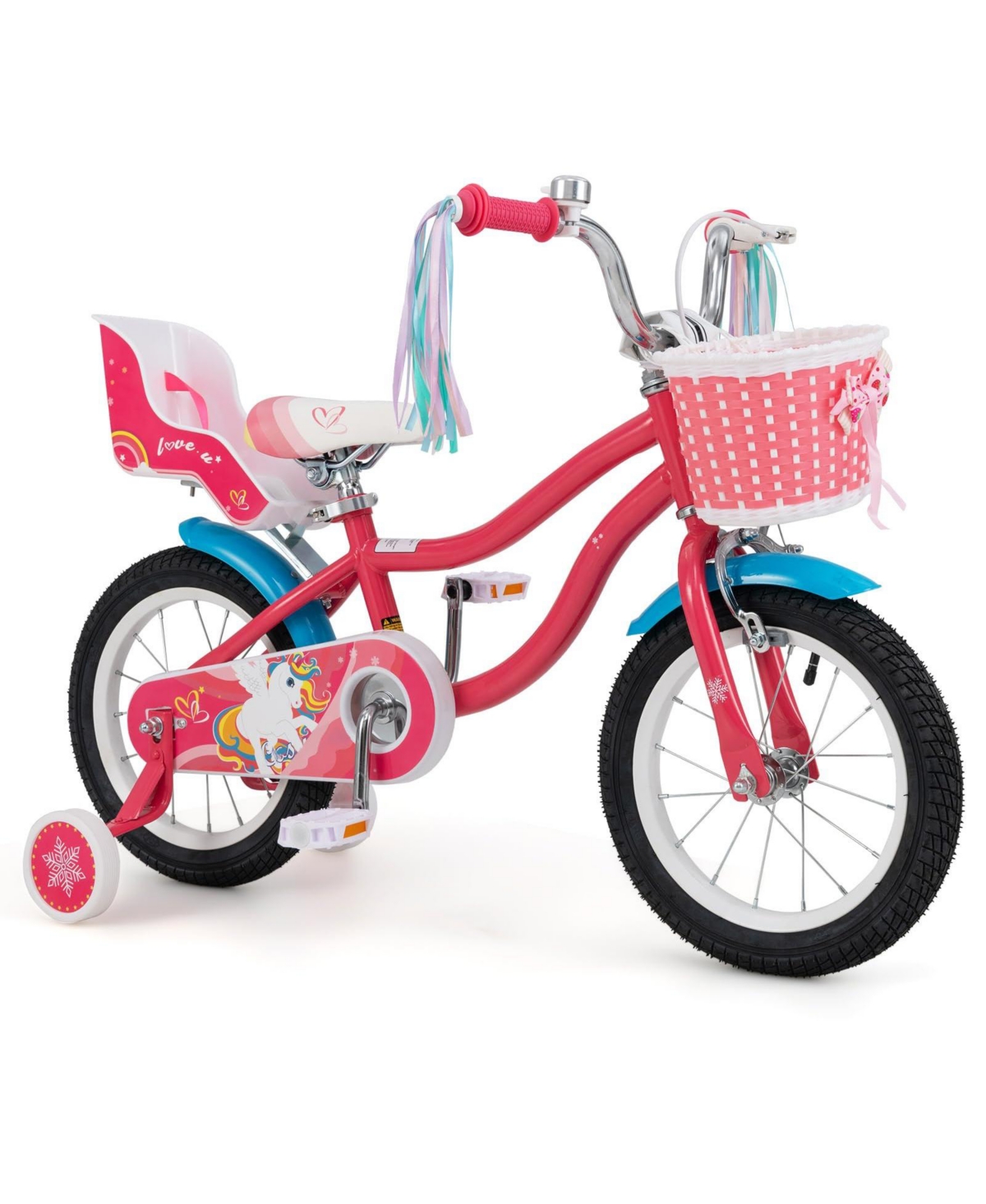 Click here for 14 Inch Girls Bike for 3-8 Years Old Kids Bike wit... prices