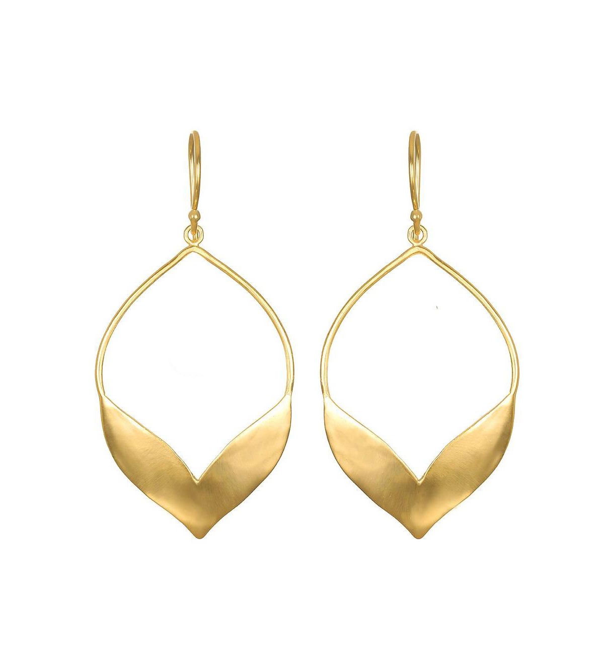 Click here for Fluttering Petals Gold Earrings prices