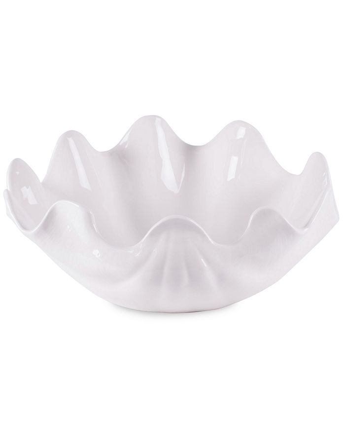 Fitz and Floyd Cape Coral Collection Shell Serving Bowl - Macy's
