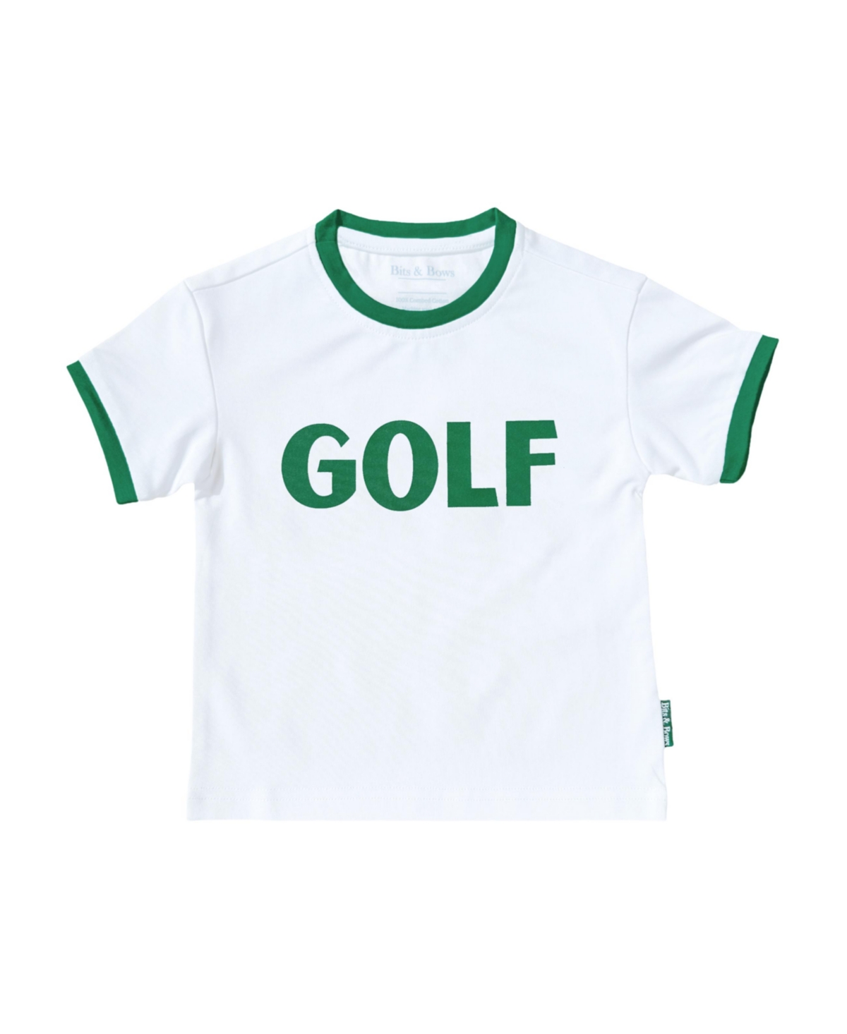 Click here for Bits & Bows Toddler Unisex Green Golf Crewneck T-S... prices