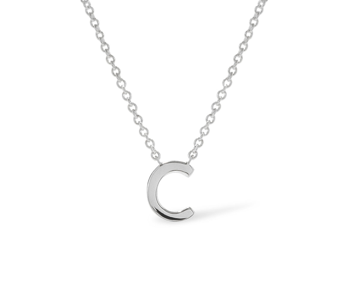 Click here for Ana Luisa Silver Initial Necklace - Letter Necklac... prices
