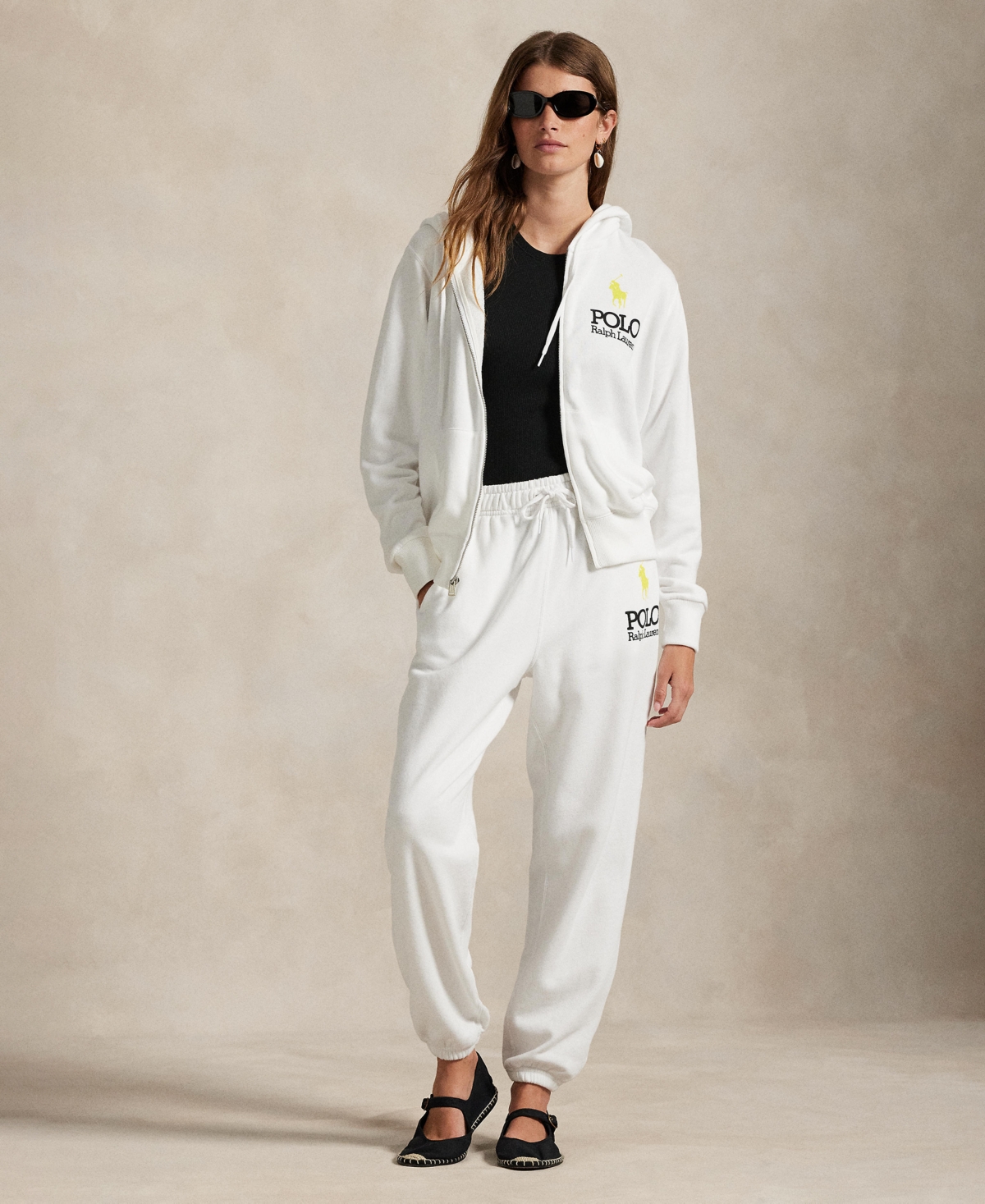 Click here for Polo Ralph Lauren Womens Big Pony Fleece Sweatpant... prices