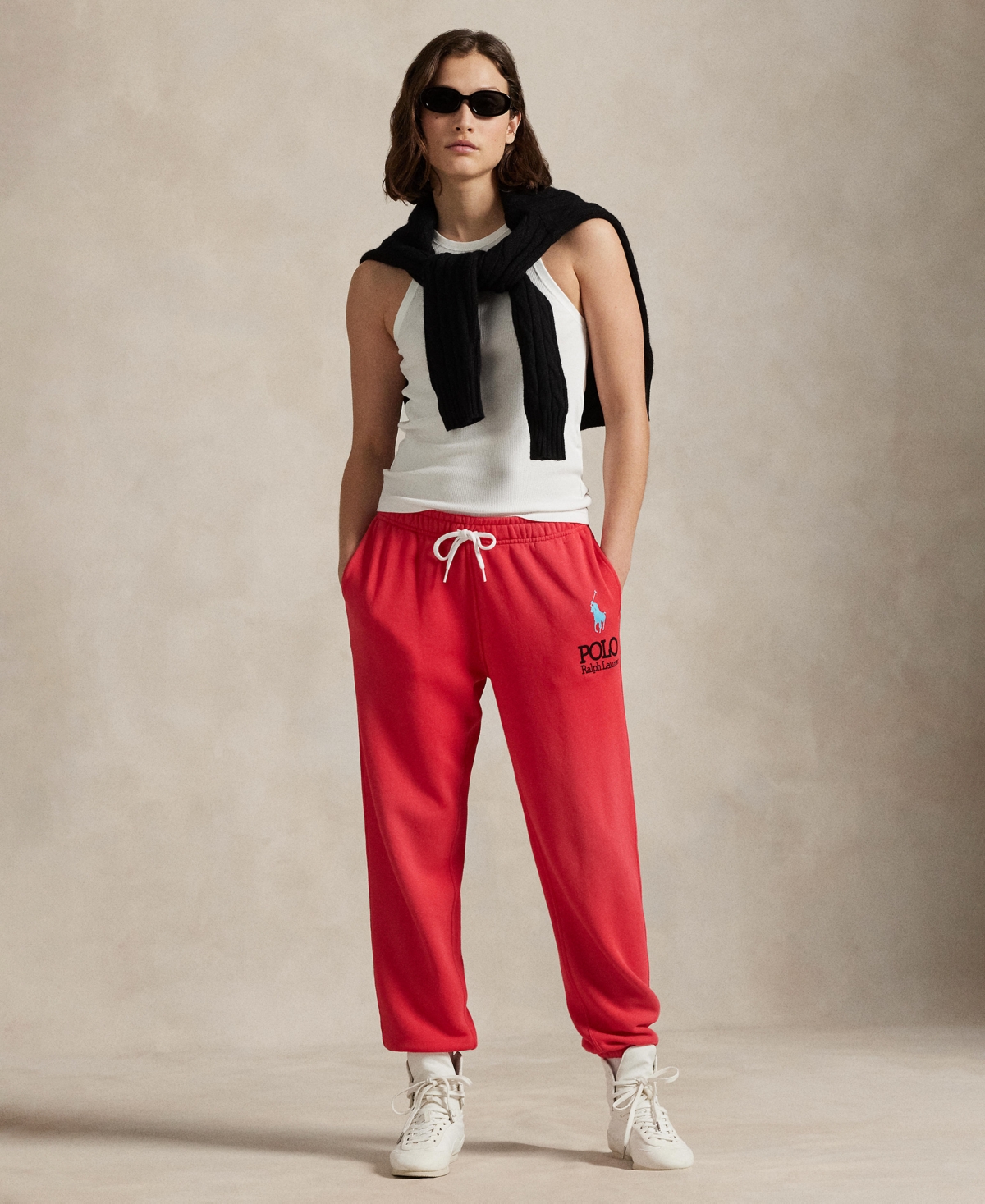 Click here for Polo Ralph Lauren Womens Big Pony Fleece Sweatpant... prices