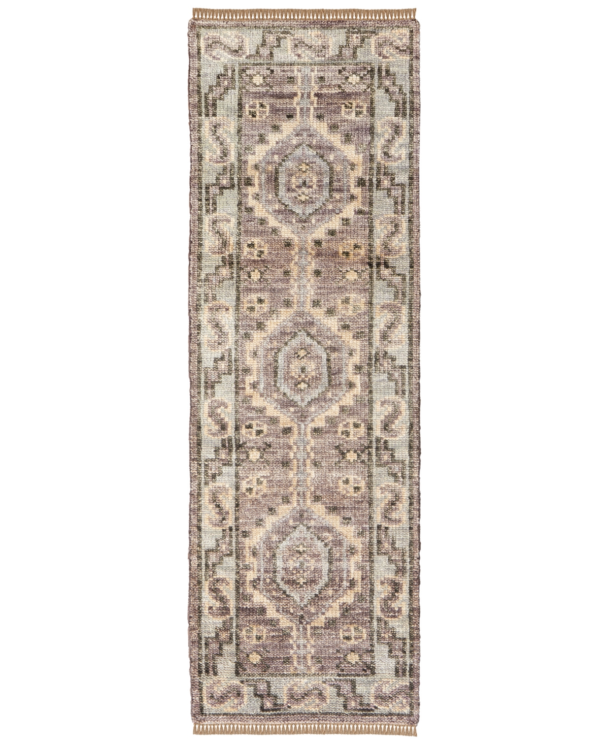 Click here for Feizy Fillmore 6943F 26x14 Runner Area Rug - Brown... prices