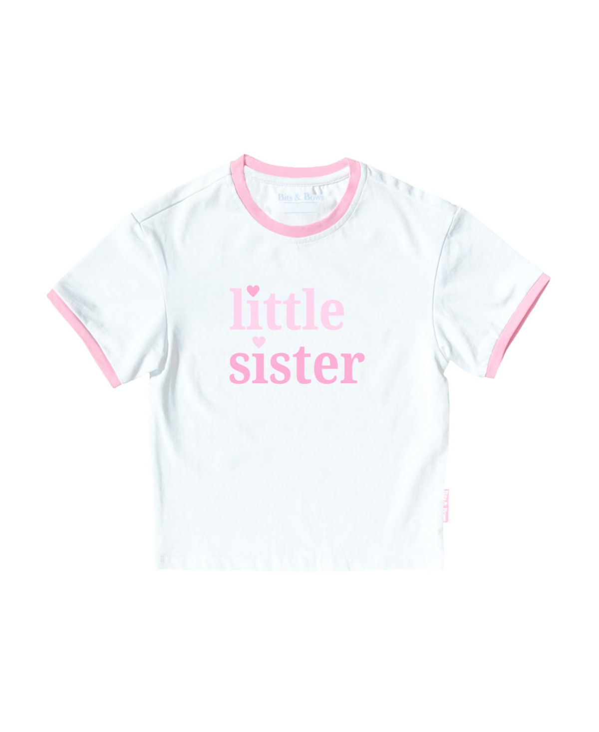 Bits & Bows Girls Little Sister Crewneck T-shirt - Baby