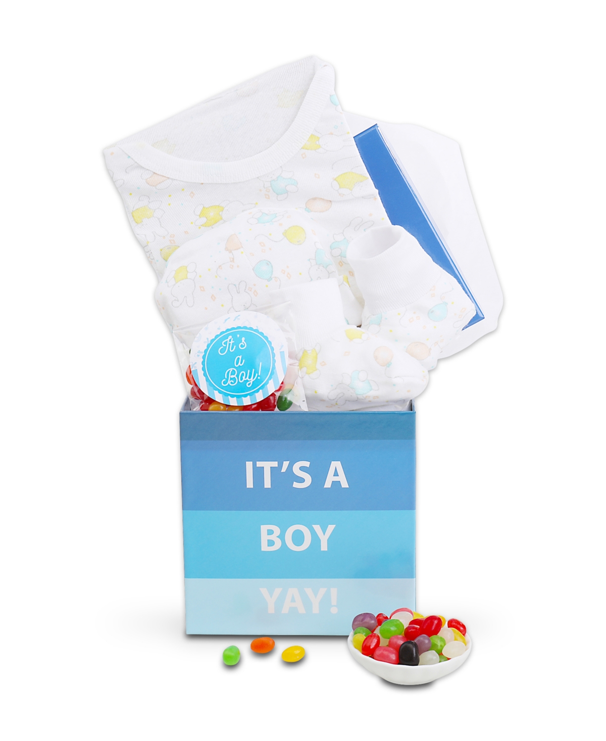 Click here for Alder Creek Gift Baskets Its a Boy Baby Gift Box... prices