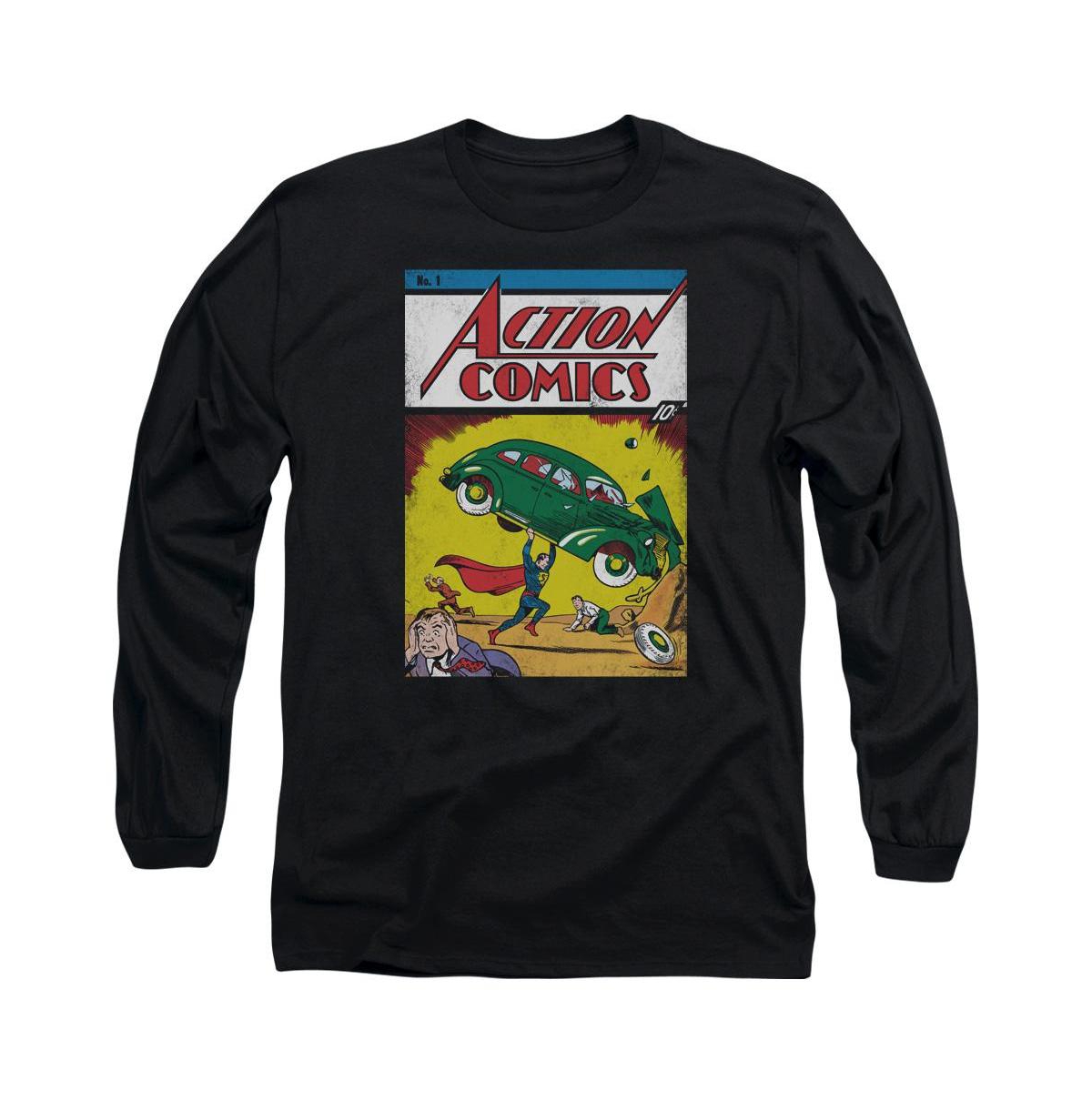 Click here for Superman Big & Tall Action No. 1 Long Sleeve Adult... prices