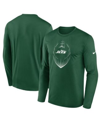Nike Men's Green New York Jets Icon Legend Performance Long Sleeve T ...