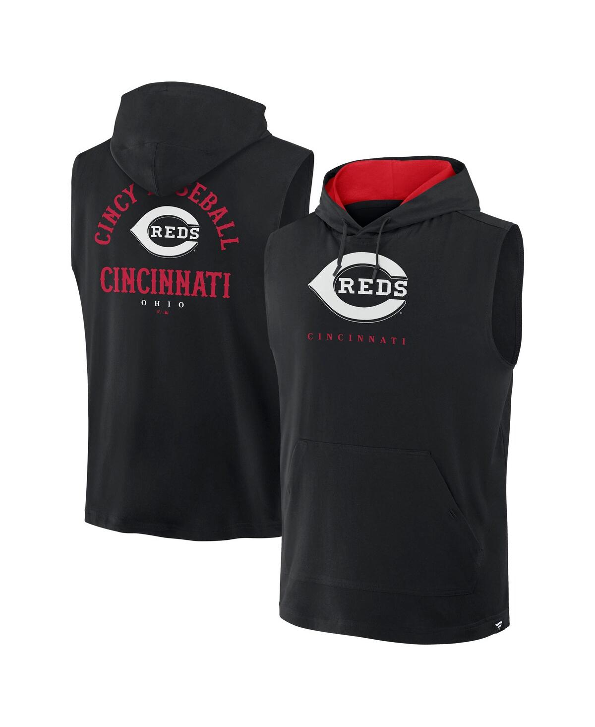 Click here for Fanatics Mens Black Cincinnati Reds Fire Speed Sle... prices