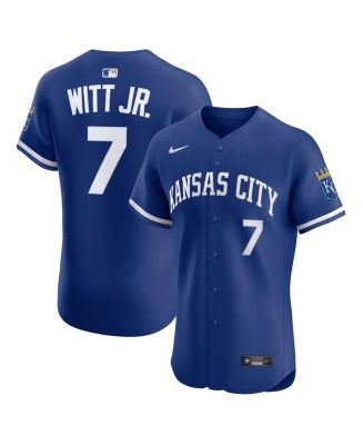 Nike Men's Bobby Witt Jr. Royal Kansas City Royals Alternate 2 Elite ...
