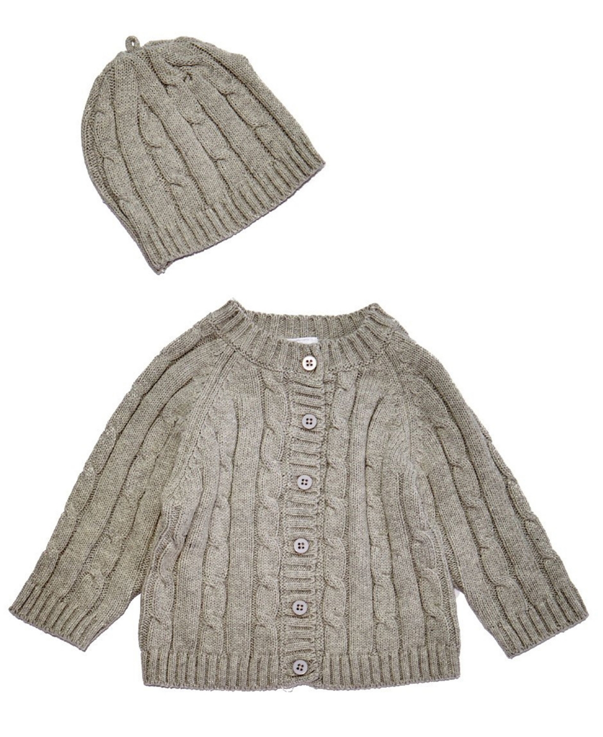 Click here for 3 Stories Trading Baby Cable Knit Baby Cardigan wi... prices