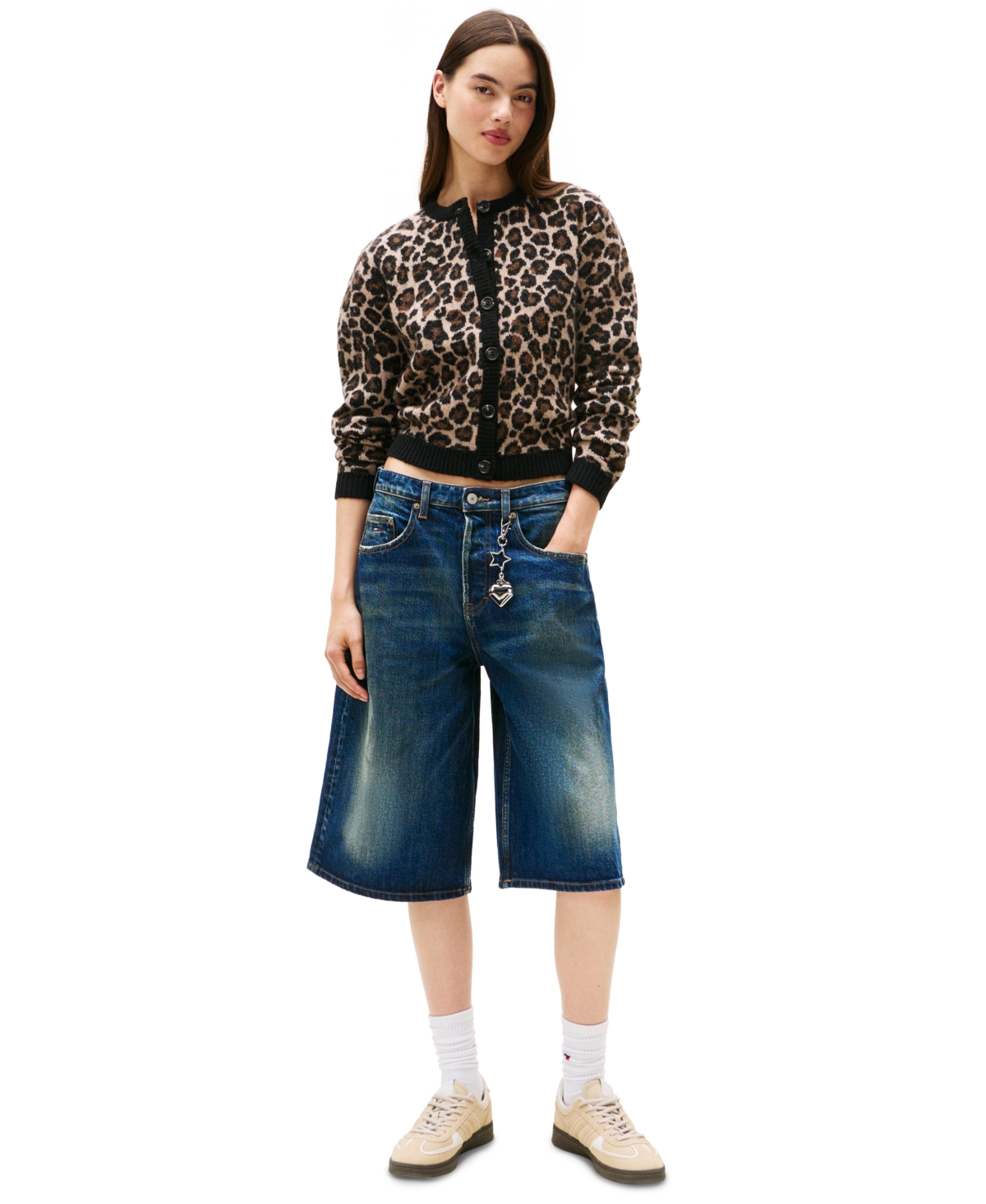 Click here for Tommy Jeans Womens Leopard-Print Button-Front Card... prices