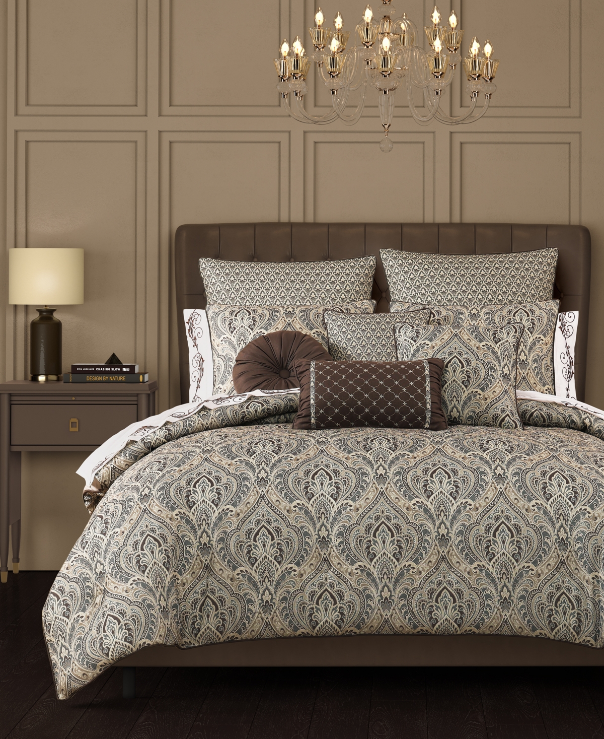 Click here for Royal Court Maren Damask 3-Pc. Comforter Set  King... prices