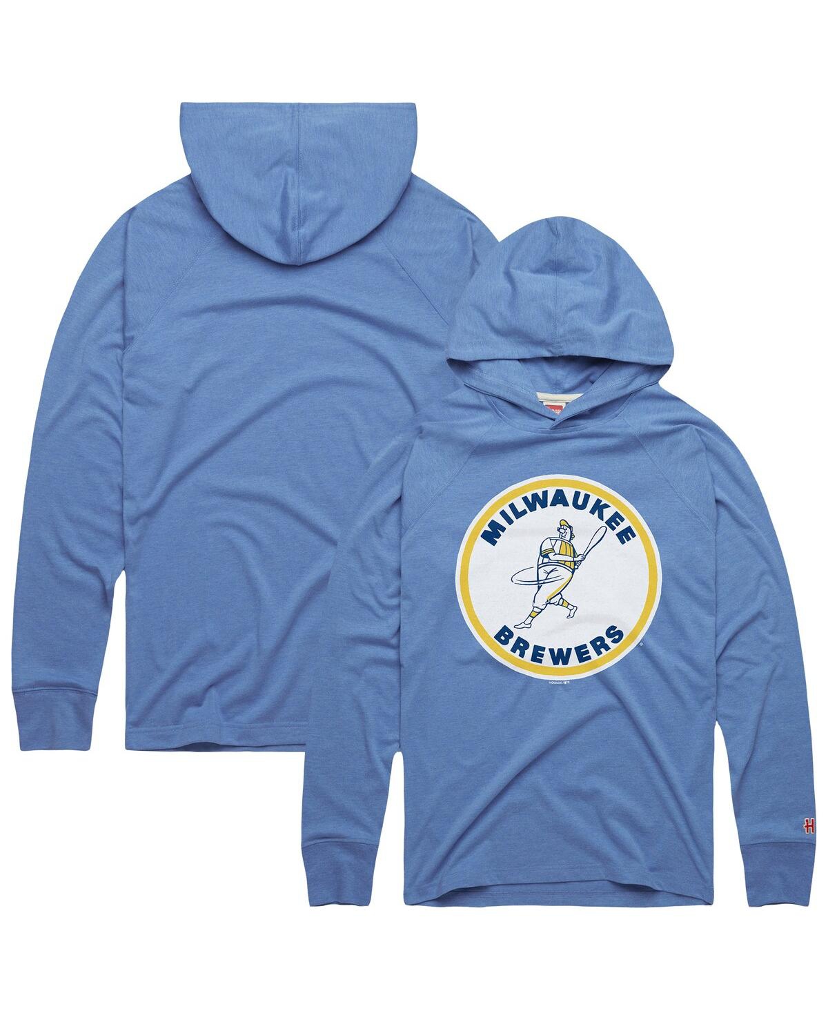 Click here for Homage Mens Powder Blue Milwaukee Brewers Lightwei... prices