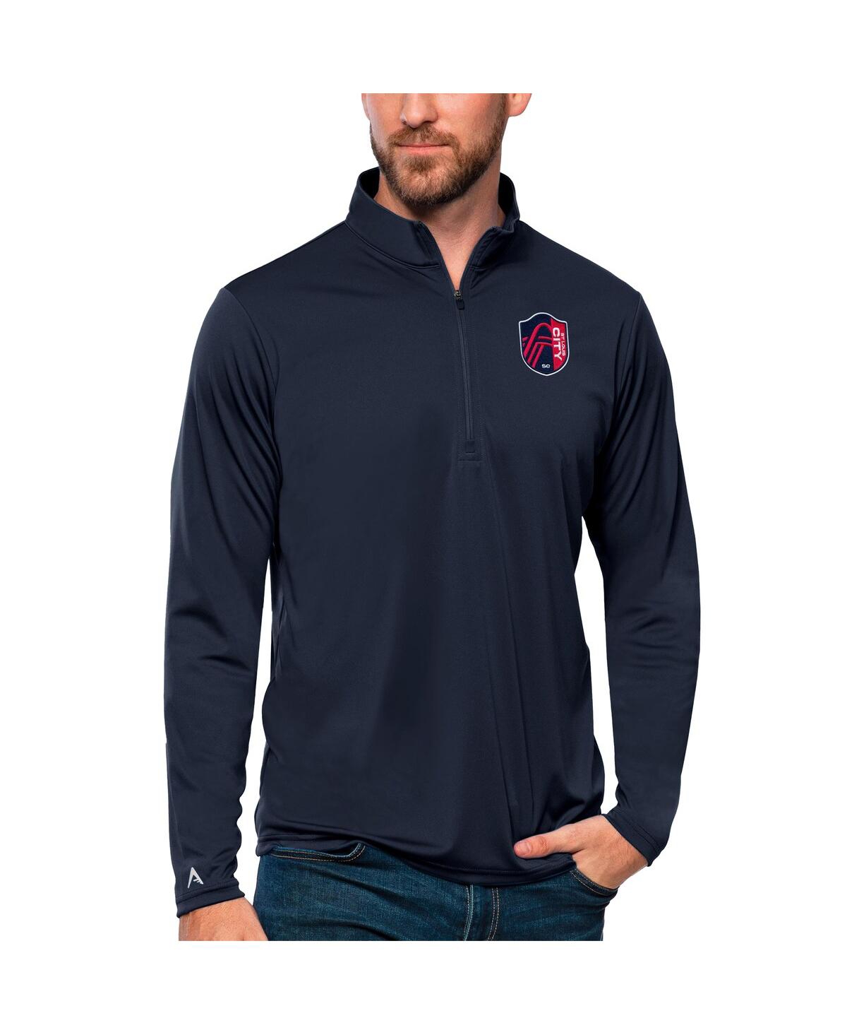 Click here for Antigua Mens Navy St. Louis City Sc Tribute Quarte... prices