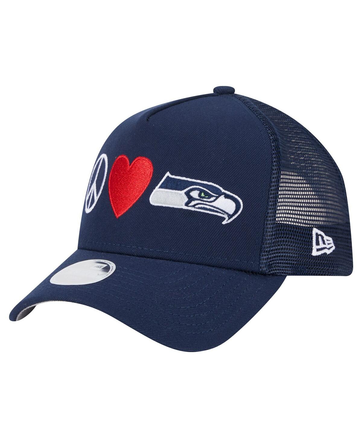Click here for New Era Womens College Navy Seattle Seahawks Peace... prices