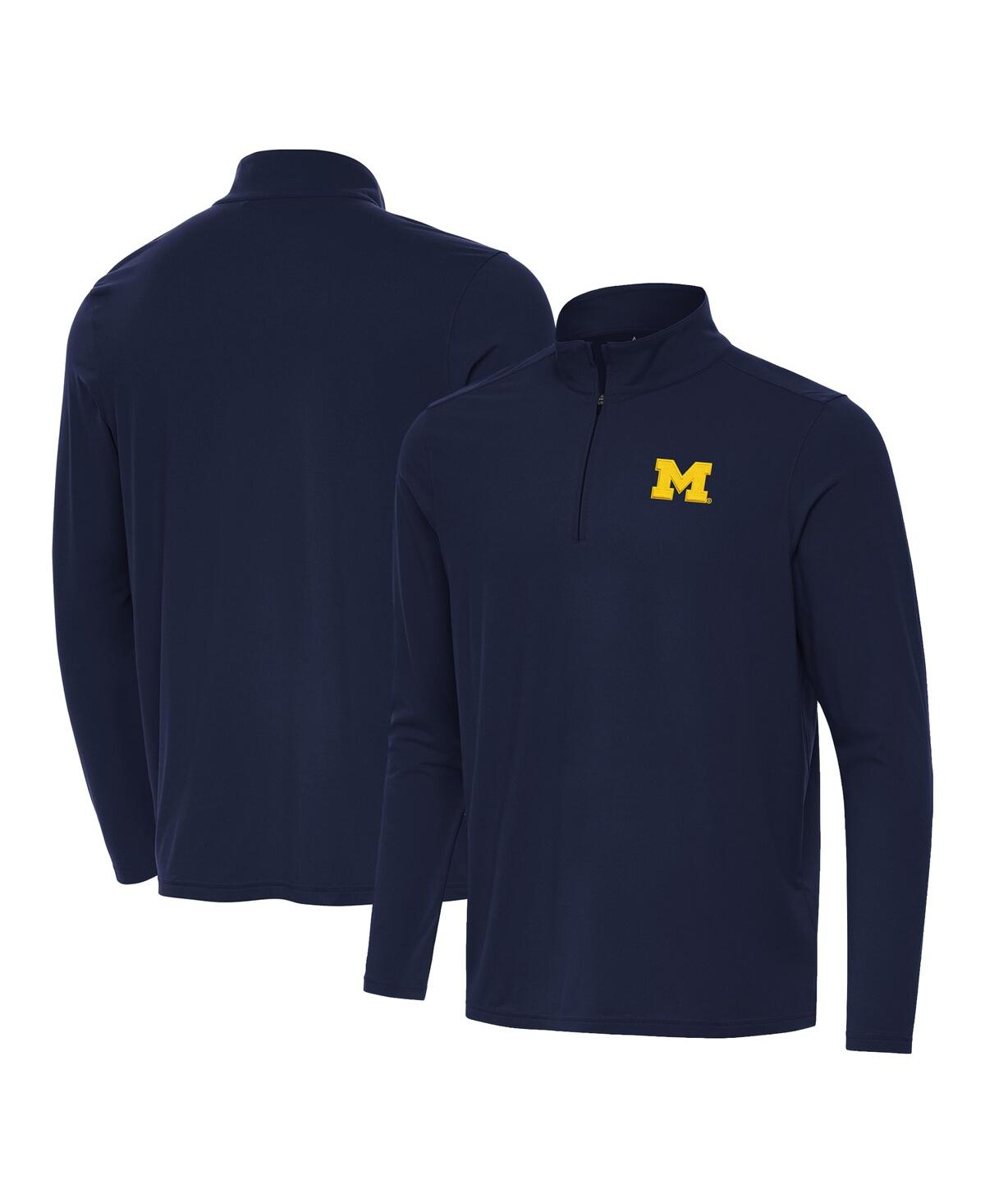 Click here for Antigua Mens Navy Michigan Wolverines Intent Quart... prices