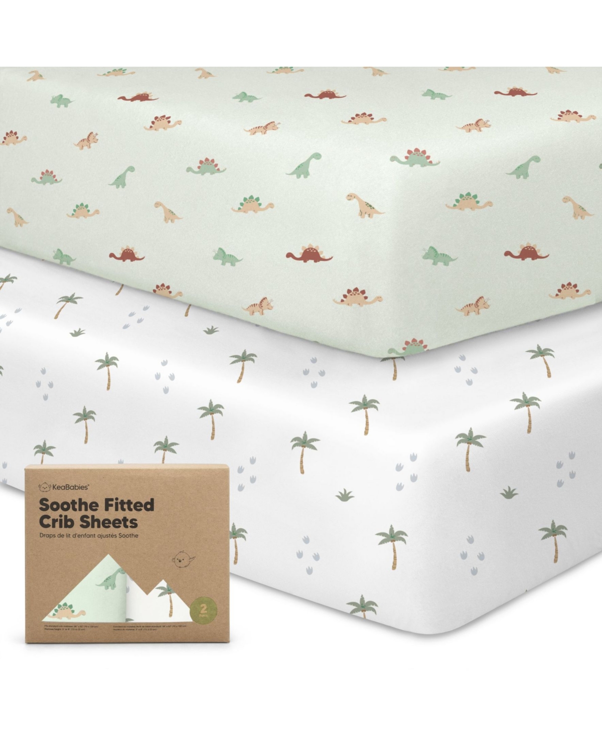 Click here for KeaBabies 2pk Soothe Fitted Crib Sheets Neutral  B... prices
