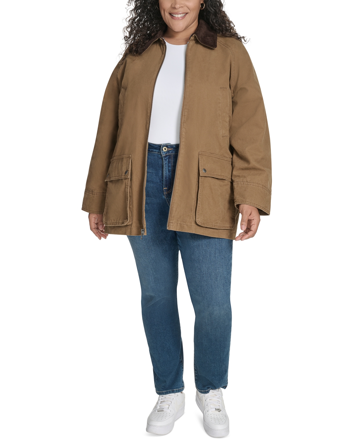 Click here for Levis Womens Zippered Barn Jacket - Cognac prices